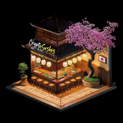 CryptoSushis Inc. | Sakura Sushi Bar #4 (Exclusive Edition)